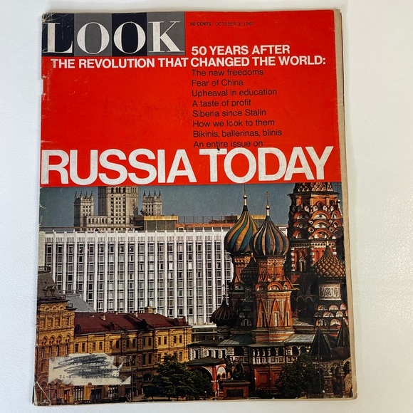 Accents | October 3 1967 Look Magazine Russia 5 Years After Revolution ...